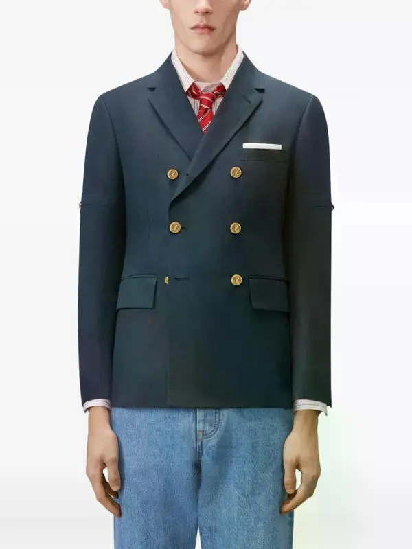 Thom Browne University Stripe Unconstructed Sportcoat