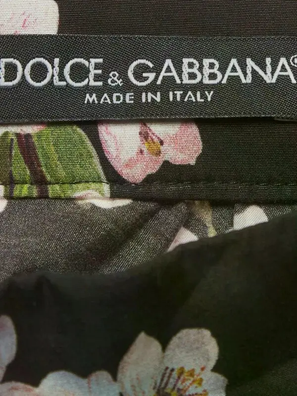 Dolce & Gabbana Floral Pattern Midi Skirt