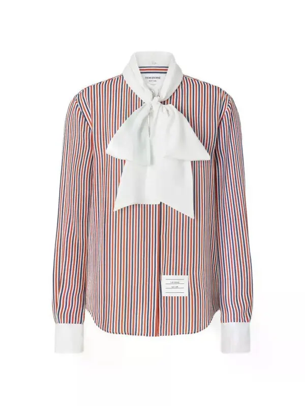 Thom Browne Striped Silk Shirt