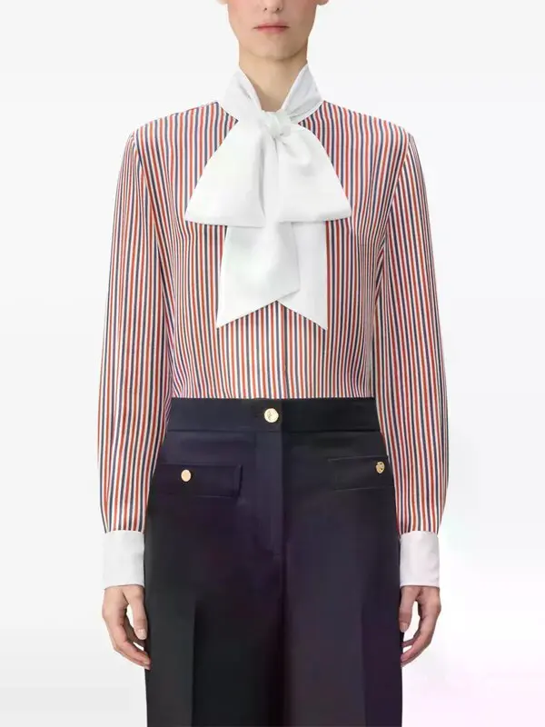 Thom Browne Striped Silk Shirt