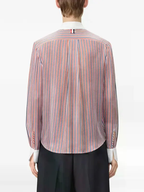 Thom Browne Striped Silk Shirt