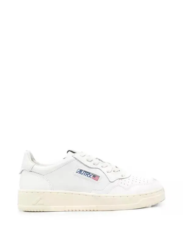 AUTRY Medalist Leather Sneakers - White