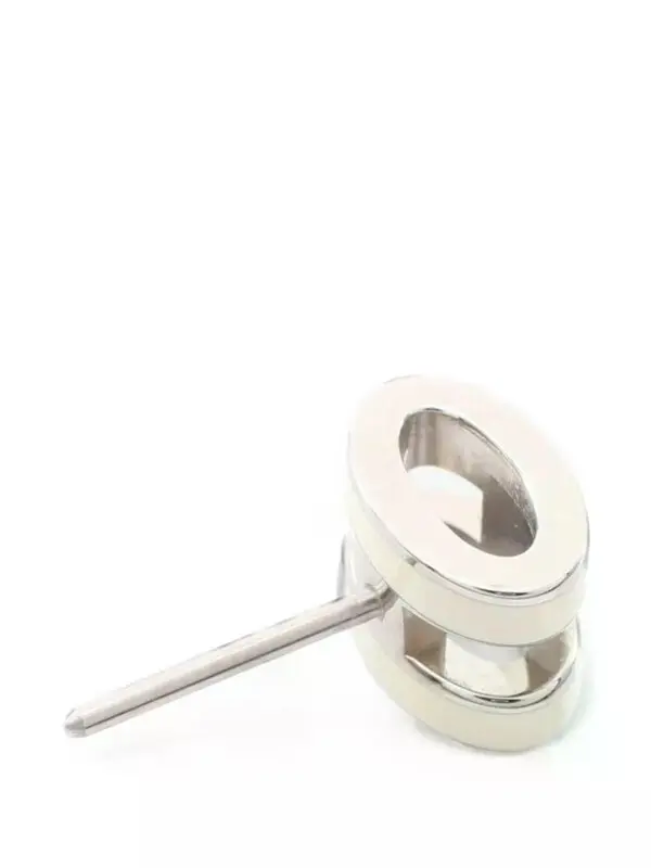 Hermès Mini Pop H Earrings - Silver