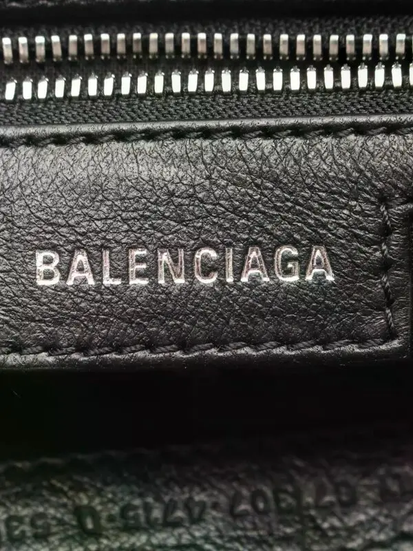 Balenciaga Le Cagole Rhinestone Shoulder Bag - Blue