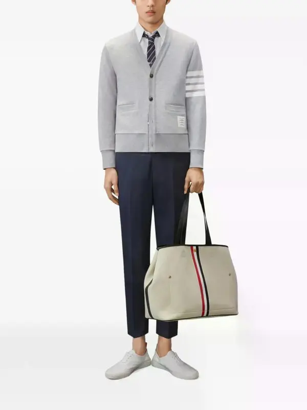 Thom Browne Cotton Embroidered Cardigan