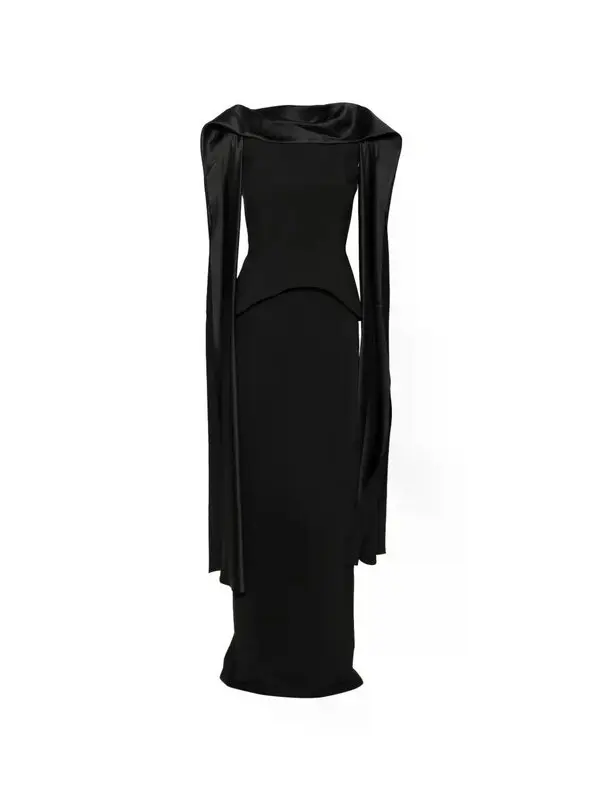 Solace London Annie Maxi Dress - Black