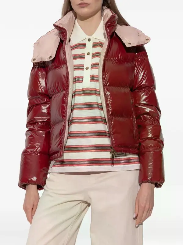 Moncler Niveole Hooded Jacket - Red
