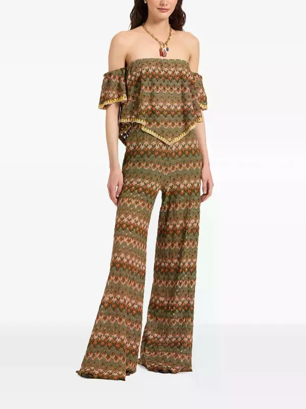 La DoubleJ Embroidered Sand Dollar Top
