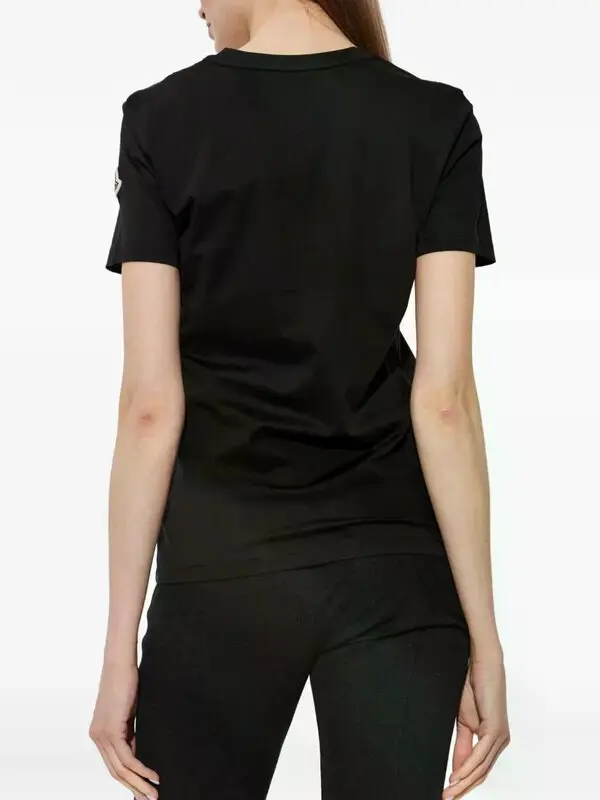 Moncler Embroidered Logo Short-sleeve T-shirt