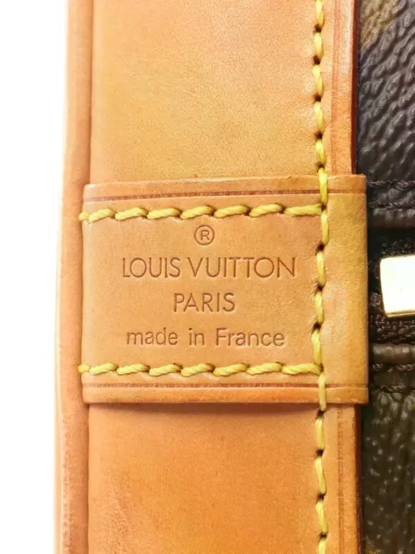 LOUIS VUITTON Monogram Alma Pm Handbag - Brown