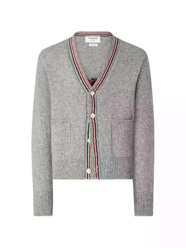 Thom Browne Hector Intarsia-knit Cardigan