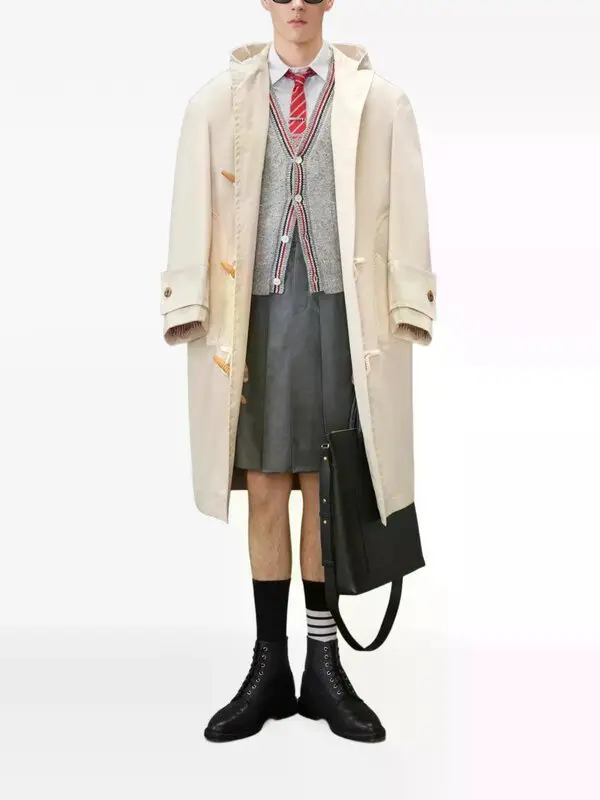Thom Browne Hector Intarsia-knit Cardigan