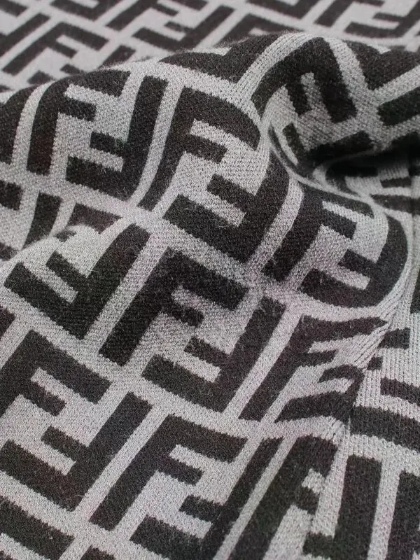 Fendi Zucca Pattern Crew Neck Sweater
