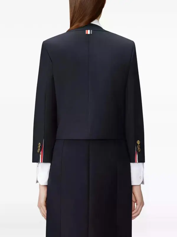 Thom Browne Hopsack Suiting Cardigan