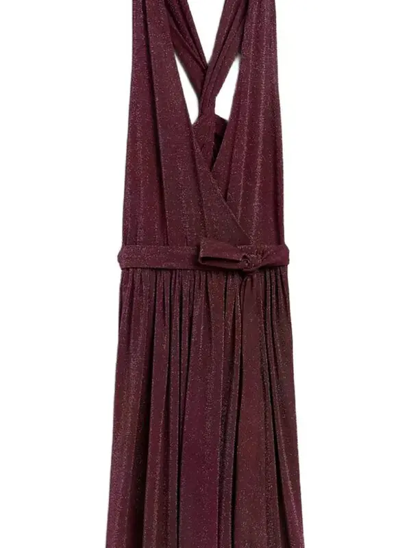 Momoni Sleeveless Halter Neck Dress