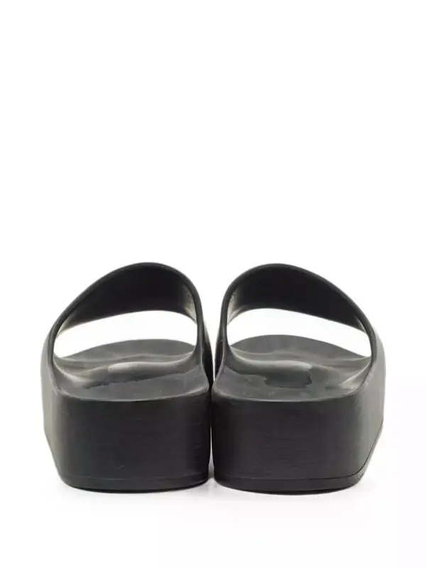 Balenciaga Embossed Logo Pool Slides