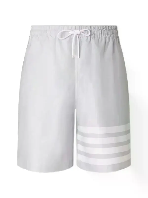 Thom Browne 4-bar Oxford Shorts - Grey