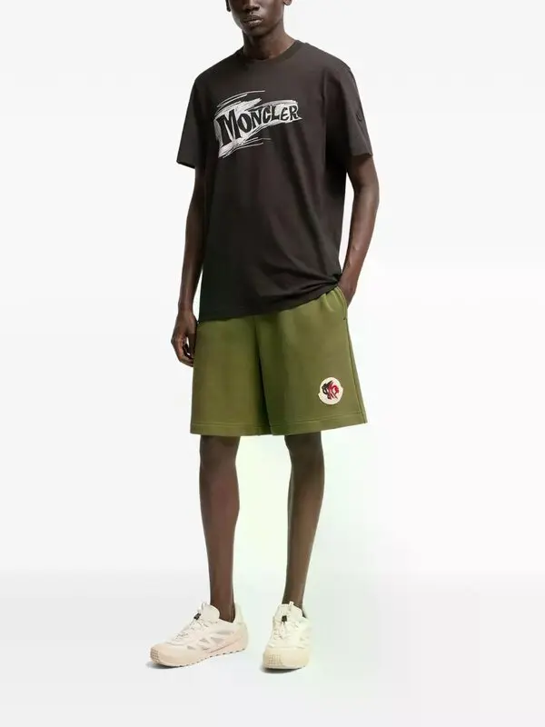 Moncler Sketch Logo Cotton T-shirt