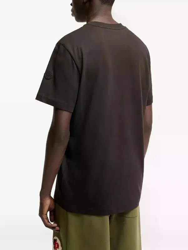 Moncler Sketch Logo Cotton T-shirt