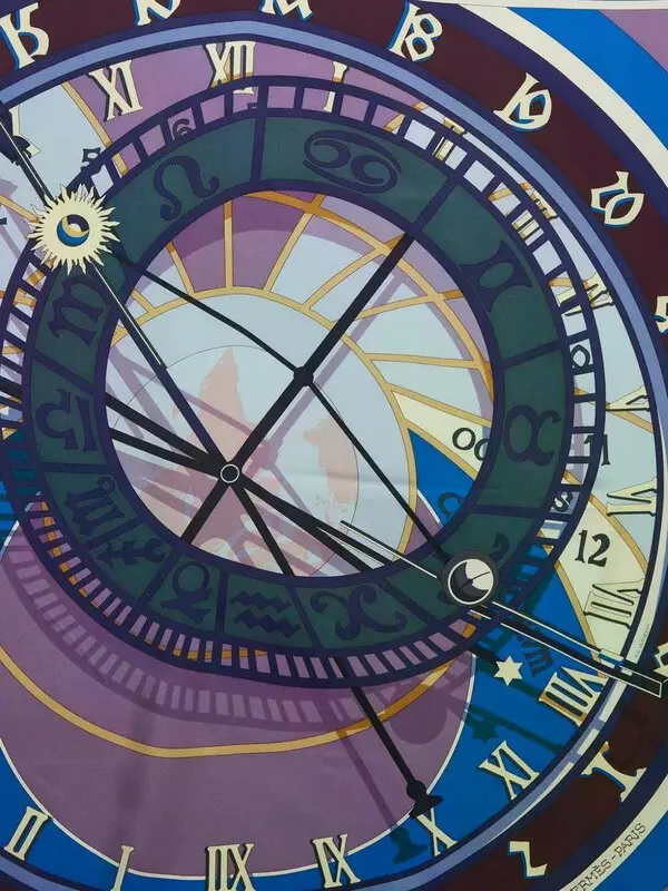 Hermès Mecanique Du Temps Scarf