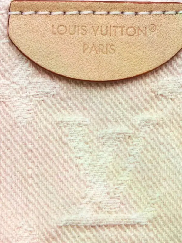 LOUIS VUITTON Monogram Denim Key Pouch