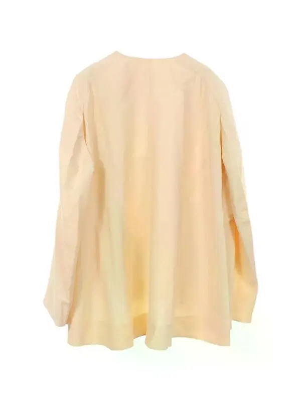 Hermès Collarless Zip-up Jacket - Neutrals