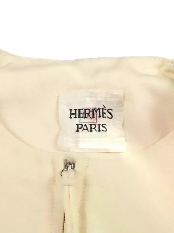 Hermès Collarless Zip-up Jacket