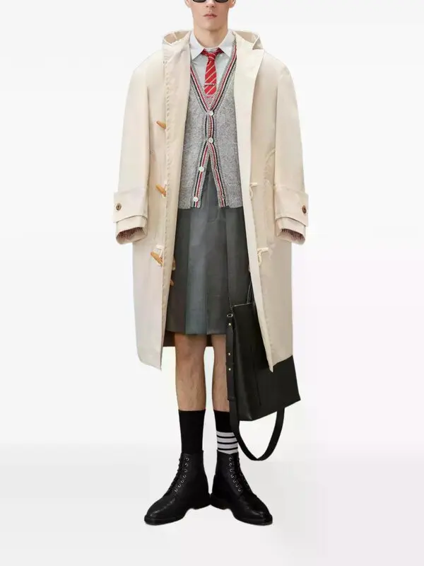 Thom Browne Oxford 4-bar Shirt - Grey