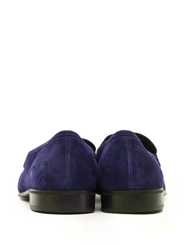 FERRAGAMO Gancini Loafers - Blue