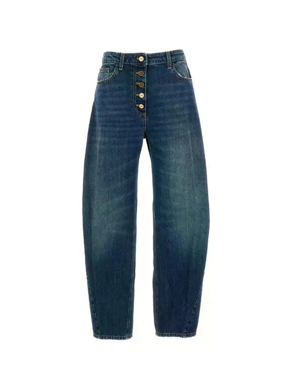 Elisabetta Franchi Button-fly Jeans - Blue