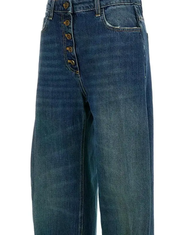 Elisabetta Franchi Button-fly Jeans