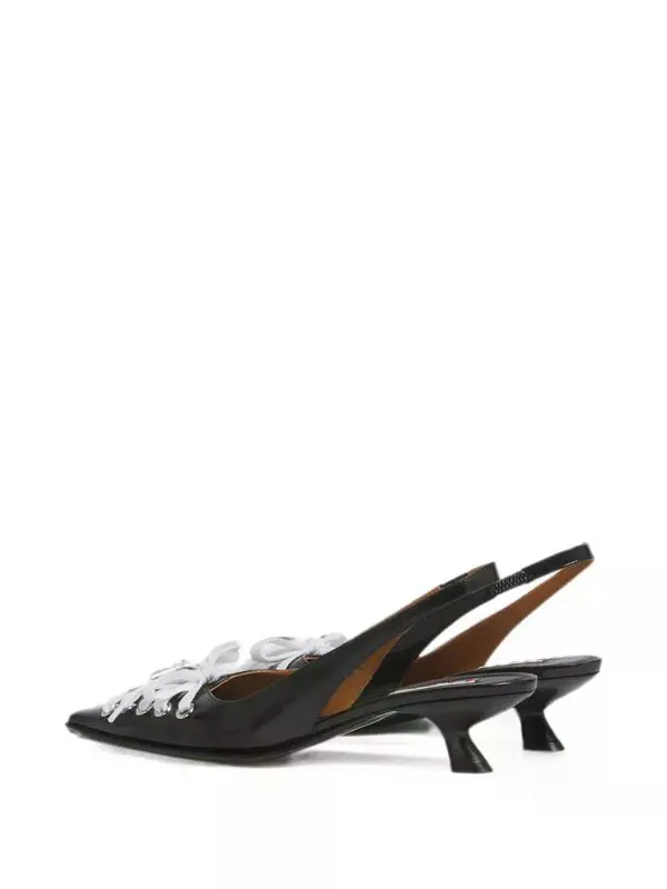 Marni Leather Kat Slingback Pumps