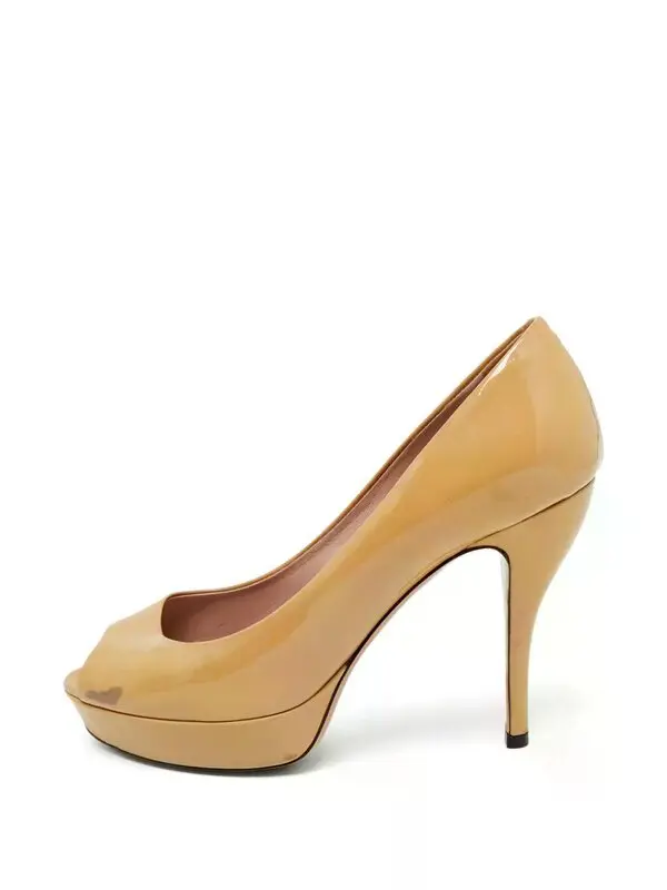 Gucci Peep-toe Pumps - Neutrals