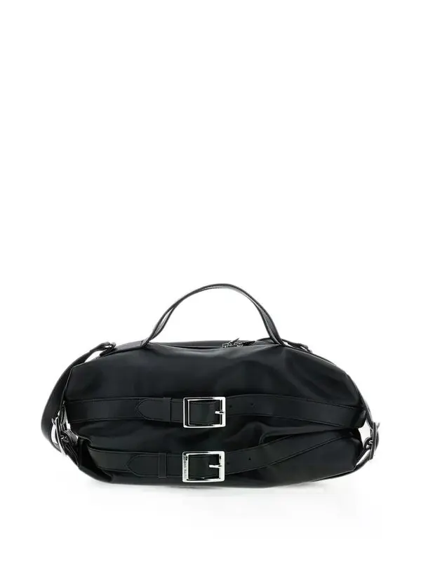 Simone Rocha Biker Buckled Leather Shoulder Bag