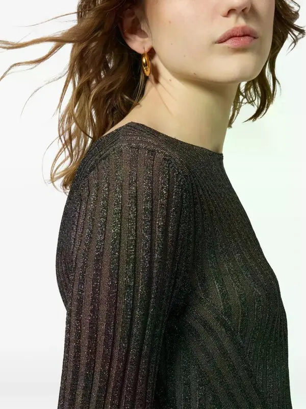 Missoni Ribbed Metallic-thread Dress
