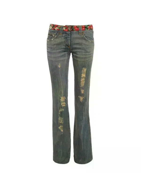 Dolce & Gabbana Whiskering Effect Jeans