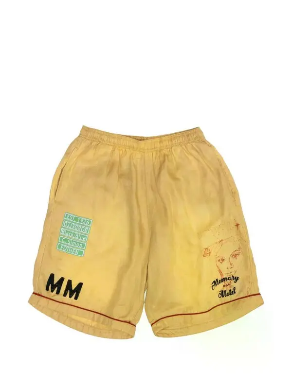 PALY Montauk Graphic-print Drawstring Track Shorts