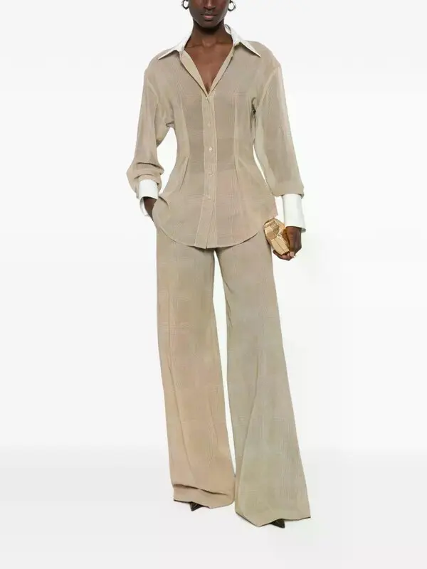 Ermanno Scervino Check-pattern Buttoned Shirt
