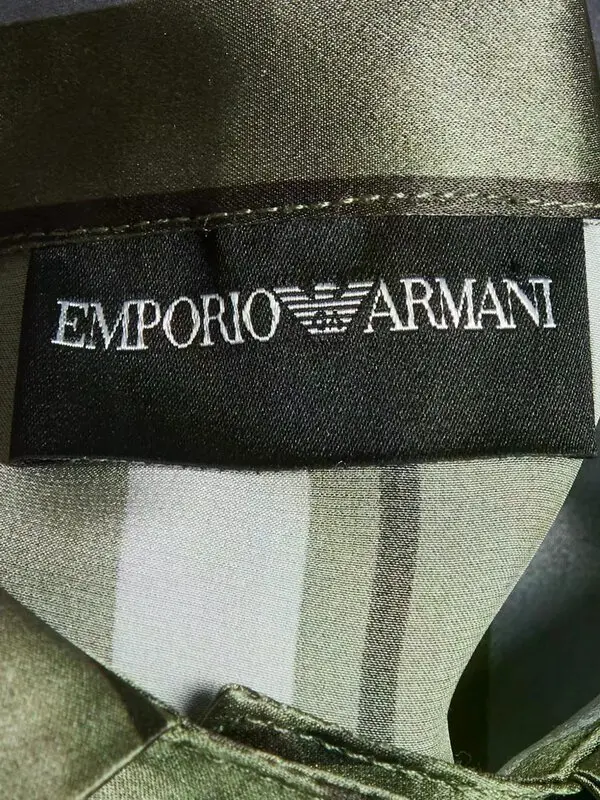Emporio Armani Silk Striped Shirt