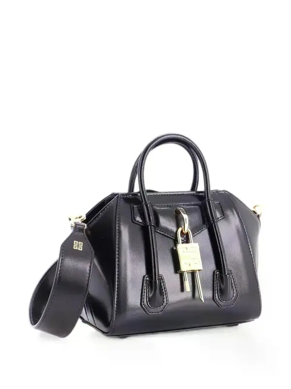 Givenchy Antigona Lock Leather Mini Crossbody Bag