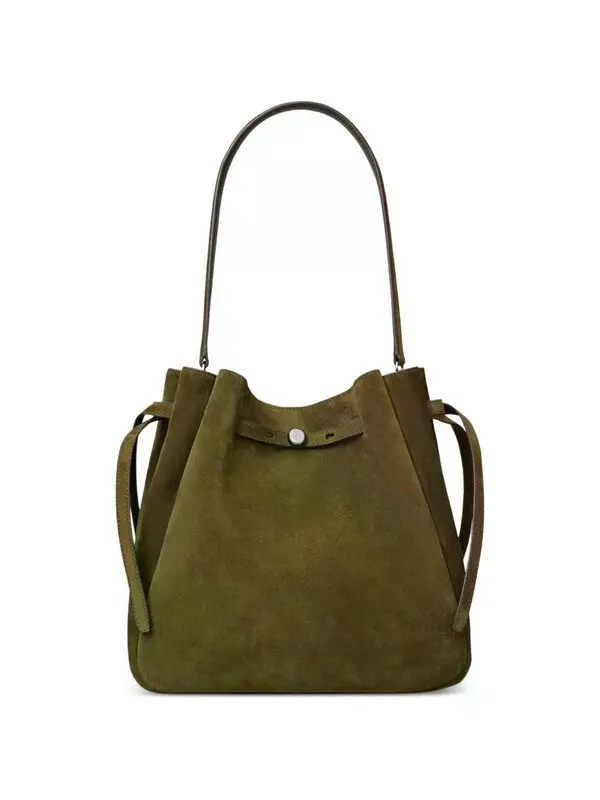 Tory Burch Large Romy Suede Bucket Bag - Green