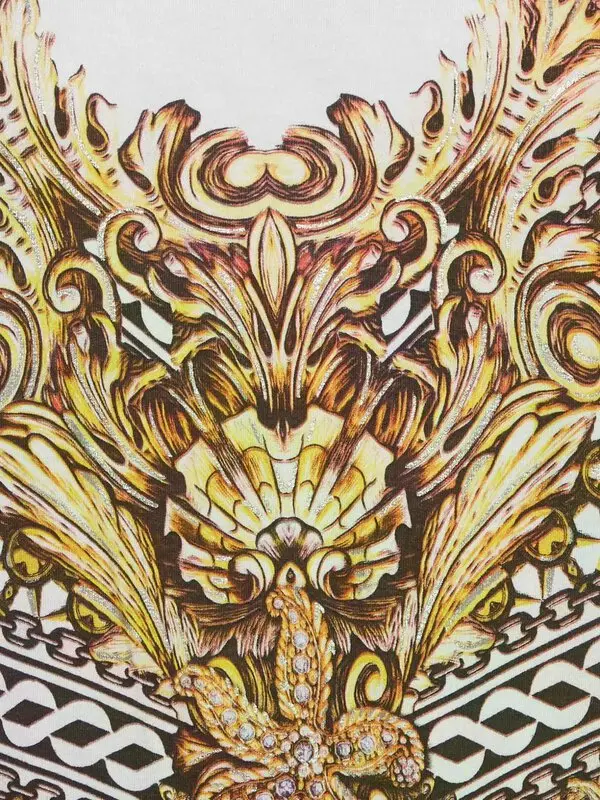 Just Cavalli Printed Kimono Sleeve Top