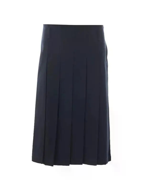 A.p.c. Pleated Midi Skirt - Blue