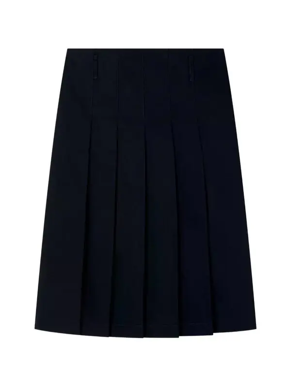 A.p.c. Pleated Midi Skirt - Blue