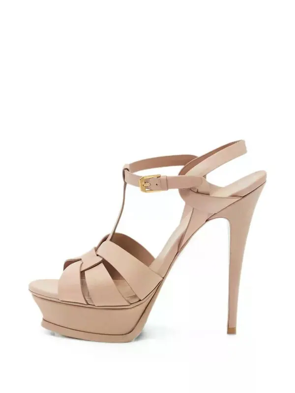 Saint Laurent Buckle-fastening Sandals - Neutrals
