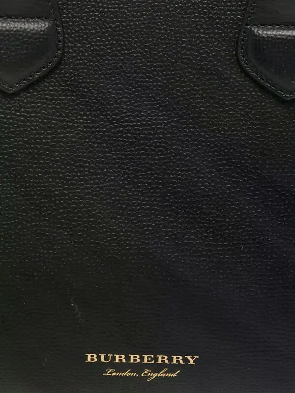 Burberry Small Banner Leather Tote Bag