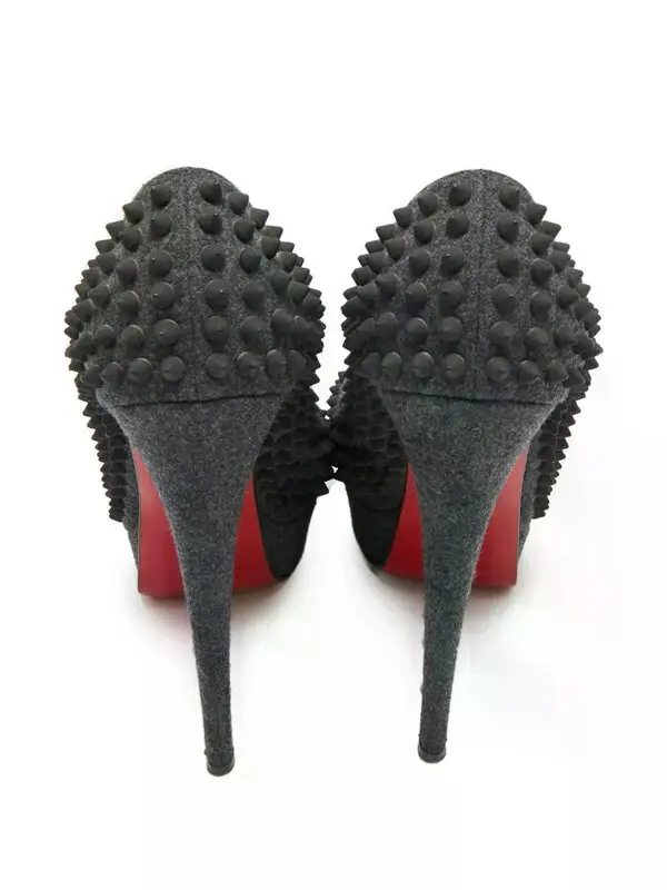 CHRISTIAN LOUBOUTIN Lady Peep Spikes Pumps