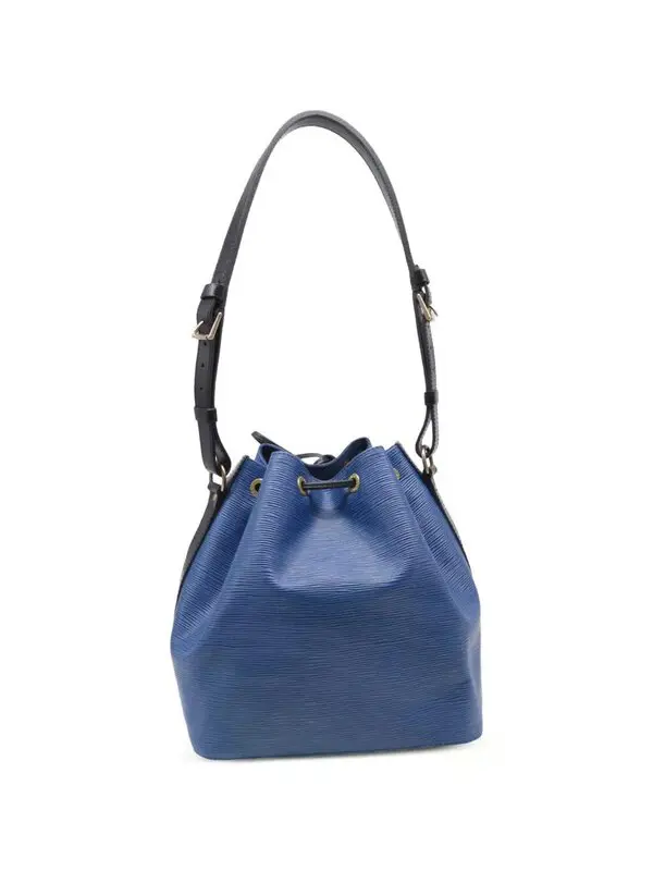 LOUIS VUITTON Petite Noé Epi Shoulder Bag - Blue