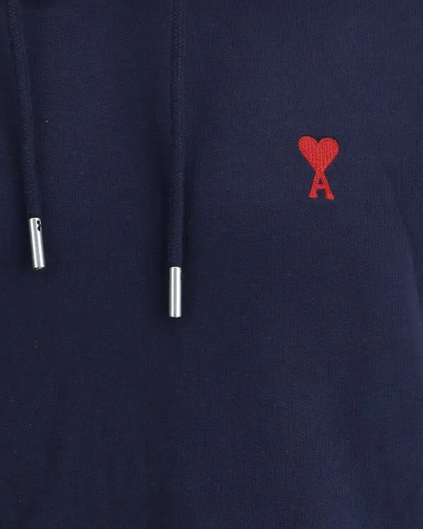 AMI Paris Hooded Sweatshirt With Embroidered Logo