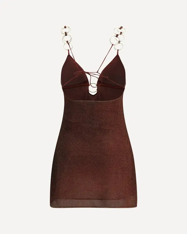 Oseree Lumière Ring Mini Dress